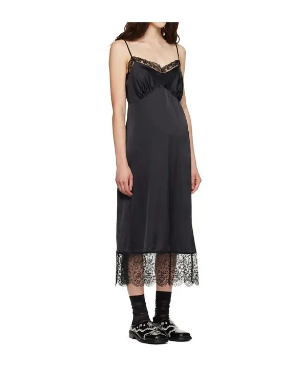 Simone Rocha Lace-trimmed Slip Dress