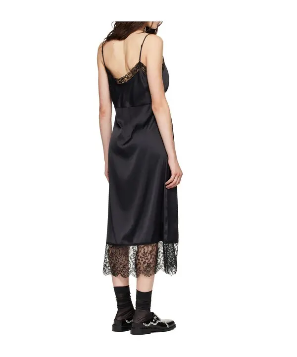 Simone Rocha Lace-trimmed Slip Dress