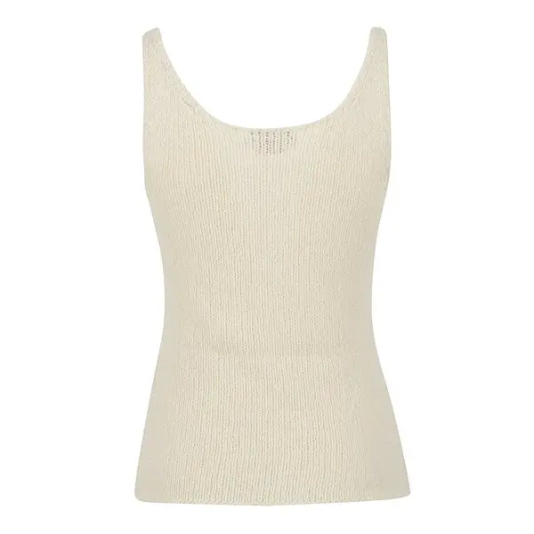Gabriela Hearst Ribbed Knitted Tank Top