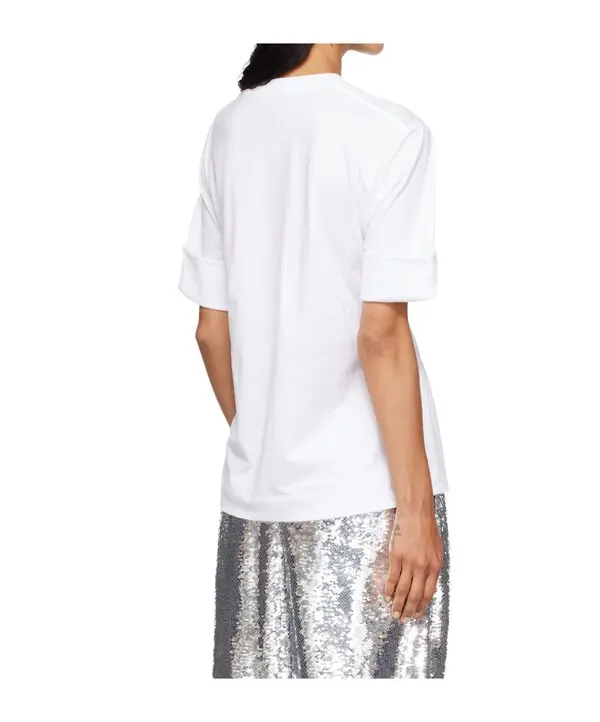 Simone Rocha Flower-detail Gathered T-shirt