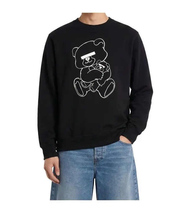 Undercover Teddy Printed Crewneck Sweatshirt