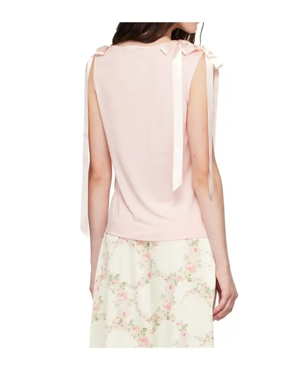 Simone Rocha Bow Ribbon Tank Top