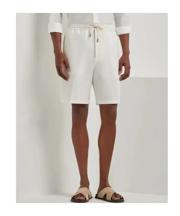 Canali Drawstring Bermuda Shorts