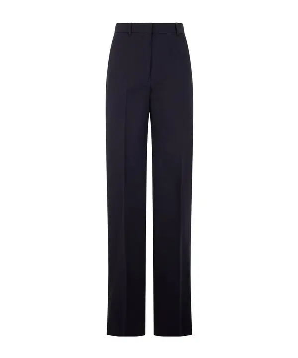 Max Mara Vanesio Straight Leg Pants - Black