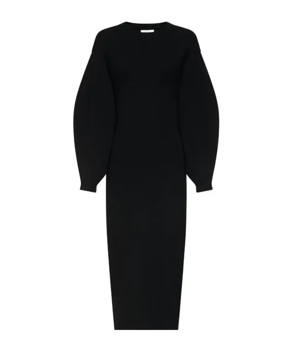 Loulou De Saison Elena Puff-sleeve Knitted Dress