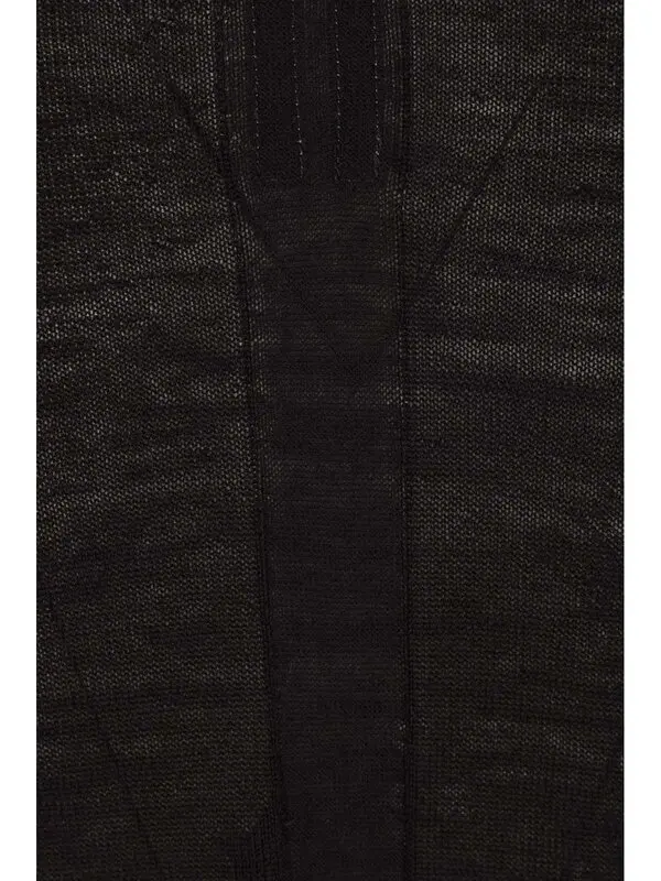 Rick Owens Cut Out Detailed Long Sleeve Top