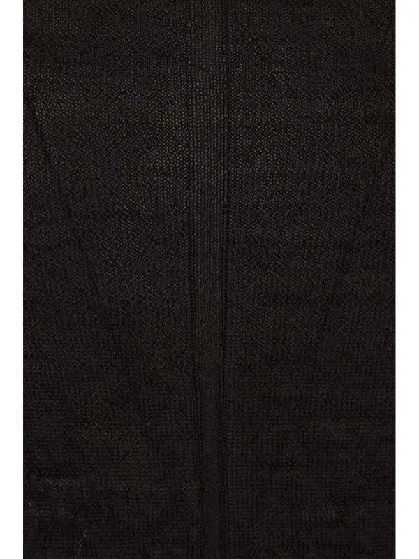 Rick Owens Cut Out Detailed Long Sleeve Top