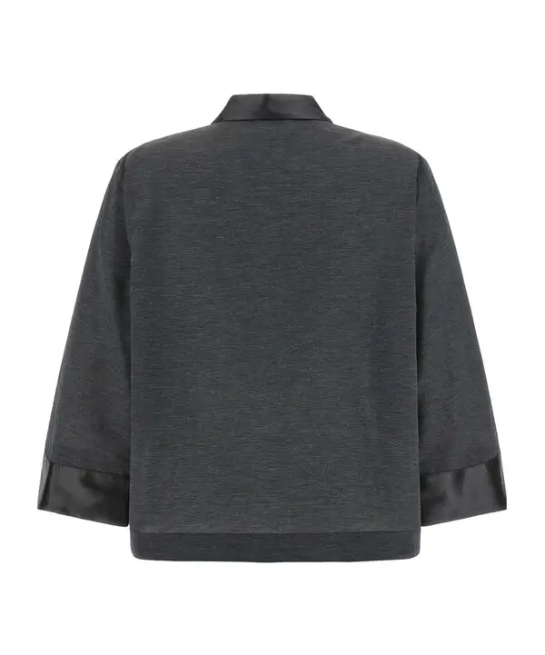 Peserico Contrast-trim Boxy Shirt