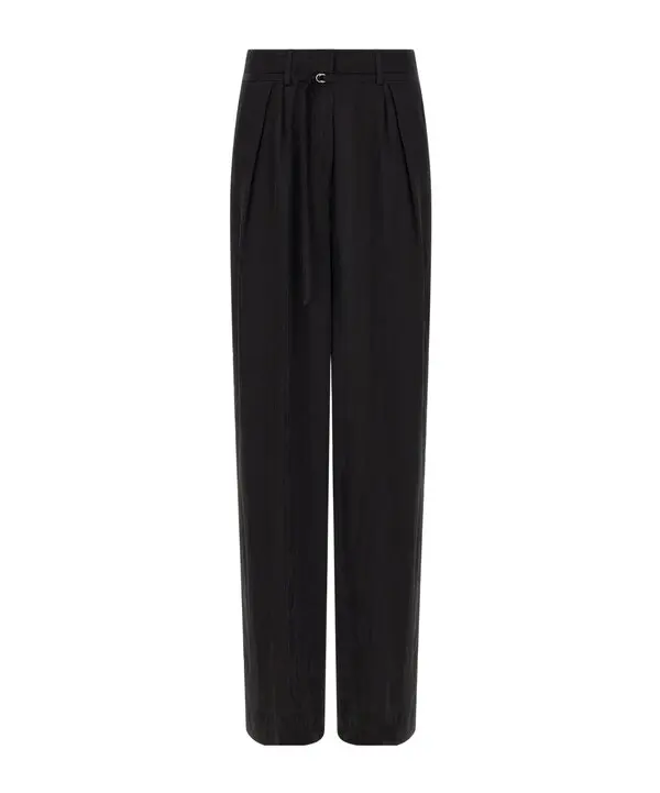 Dries Van Noten Pleated Trousers With Belted Waist