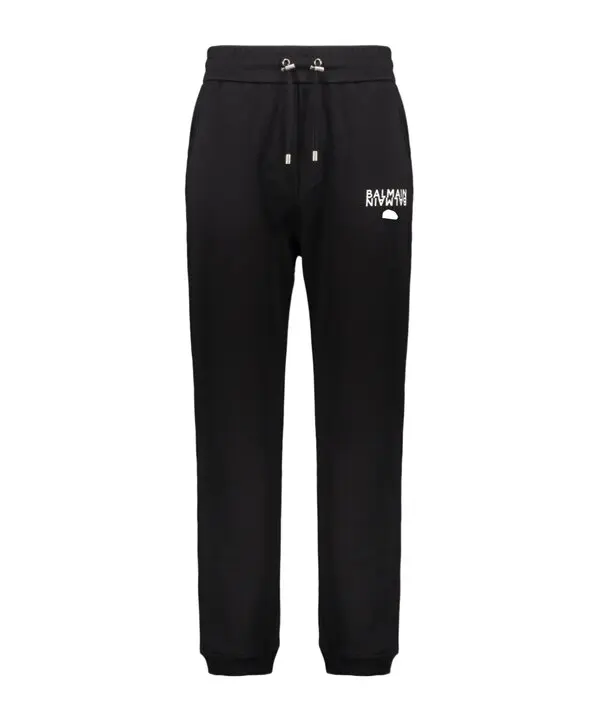 Balmain Drawstring-fasteningl Logo-detail Track Pants