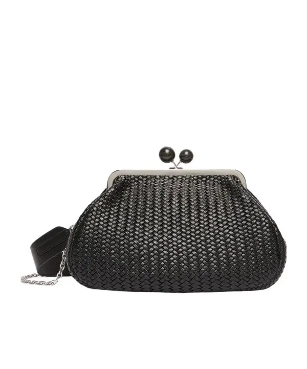 Max Mara Medium-sized Pasticcino Woven Shoulder Bag
