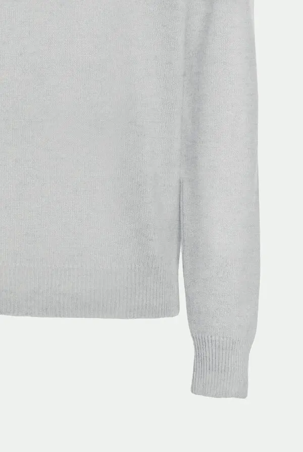 Malo High Neck Jumper - Cement