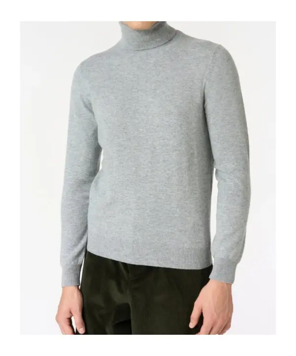 Malo High Neck Jumper - Cement