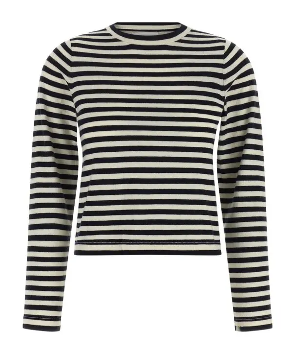 Extreme Cashmere Striped Knit Top
