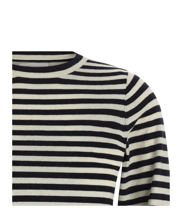 Extreme Cashmere Striped Knit Top