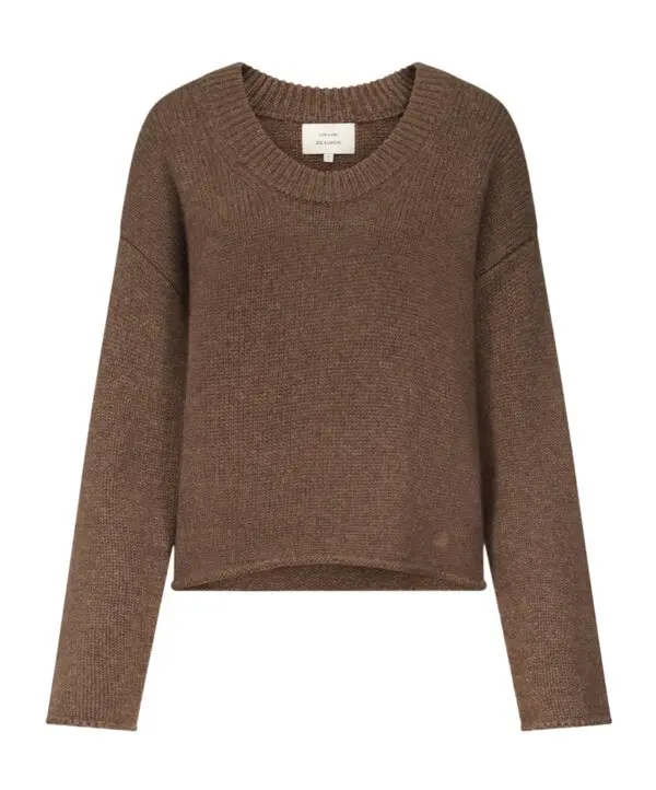 Loulou De Saison Derry Ribbed Cashmere Sweater - Coffee
