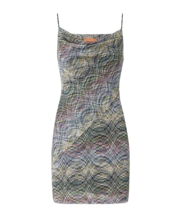 Missoni Zigzag-knit Cowl-neck Dress