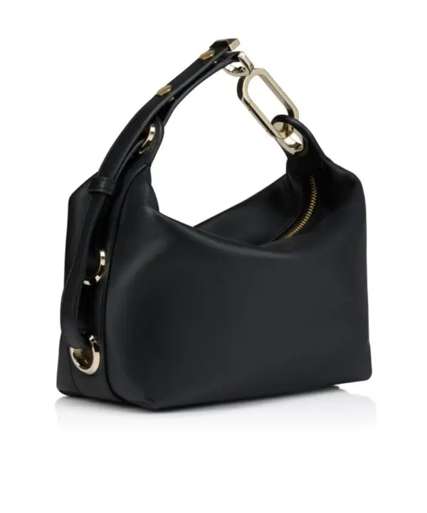 CHRISTIAN LOUBOUTIN Flo Pouch Shiny Calf Leather