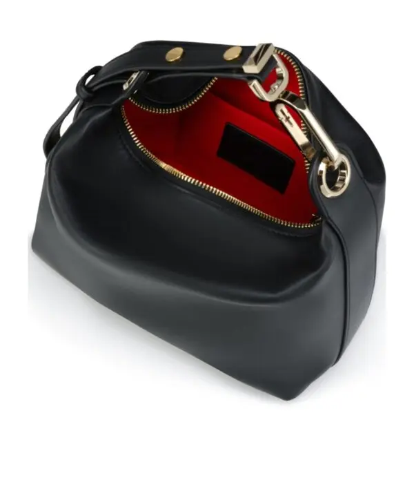CHRISTIAN LOUBOUTIN Flo Pouch Shiny Calf Leather