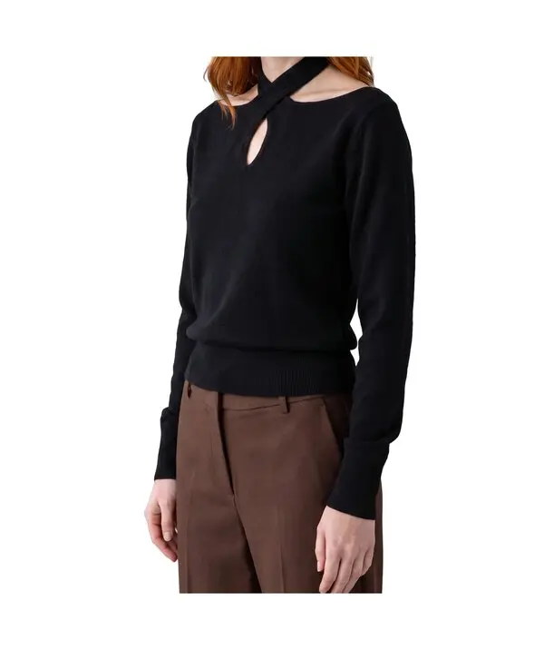 Federica Tosi Cross-over Neckline Sweater