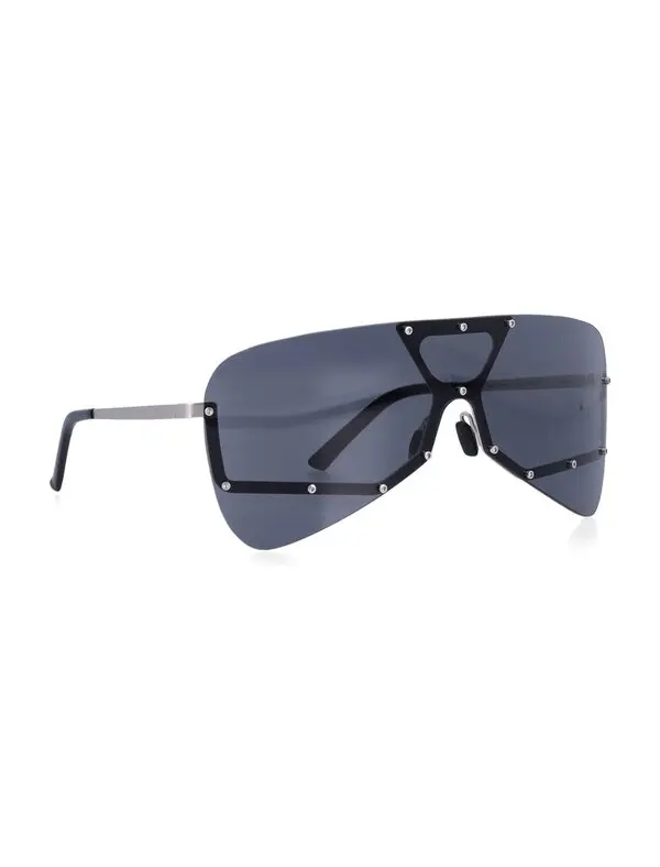 Rick Owens Tower Shield Frame Sunglasses