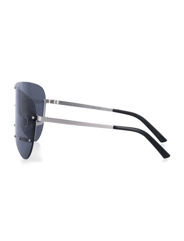 Rick Owens Tower Shield Frame Sunglasses