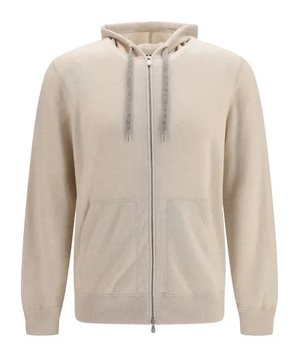 Brunello Cucinelli Long-sleeved Hooded Sweatshirt