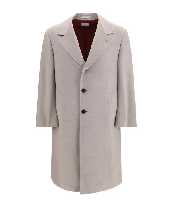 Brunello Cucinelli Collared Long-sleeved Coat