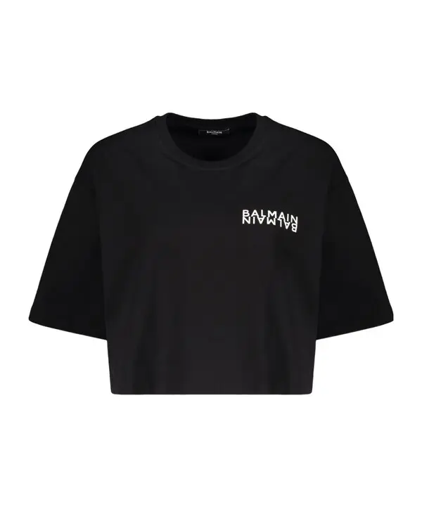 Balmain Cropped T-shirt