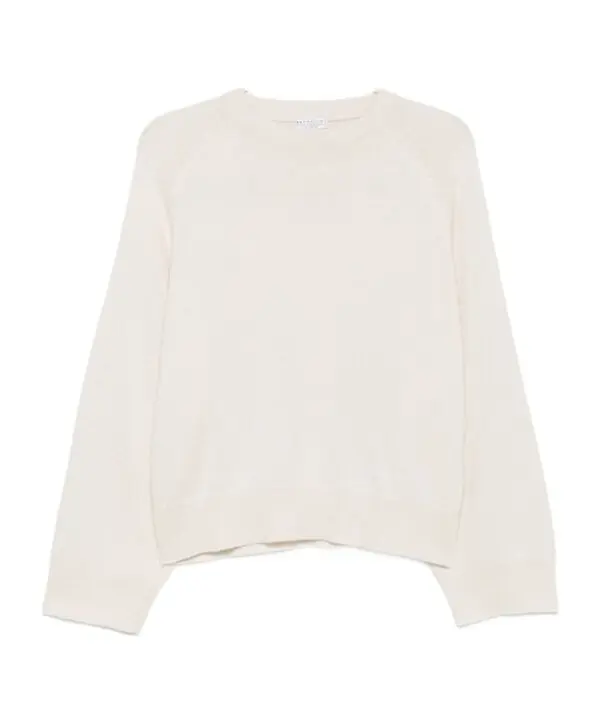 Brunello Cucinelli Crew Neck Raglan Sleeve Sweater