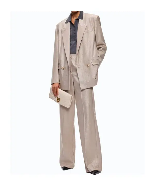 Pinko Double-breasted Tailored Blazer