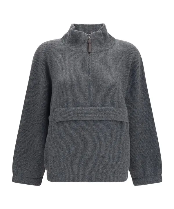 Brunello Cucinelli Quarter-zip Cashmere Sweater