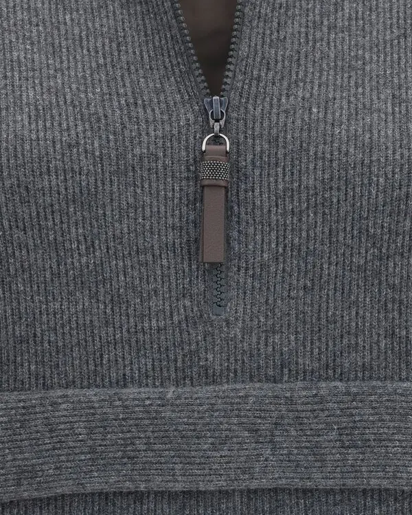Brunello Cucinelli Quarter-zip Cashmere Sweater
