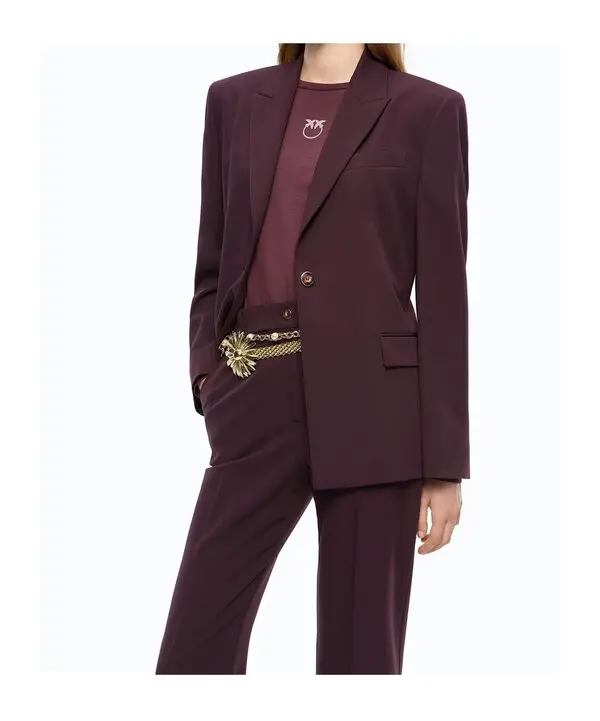 Pinko Polka-dot Panel Blazer