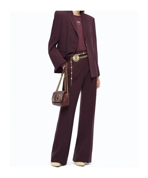 Pinko Polka-dot Panel Blazer