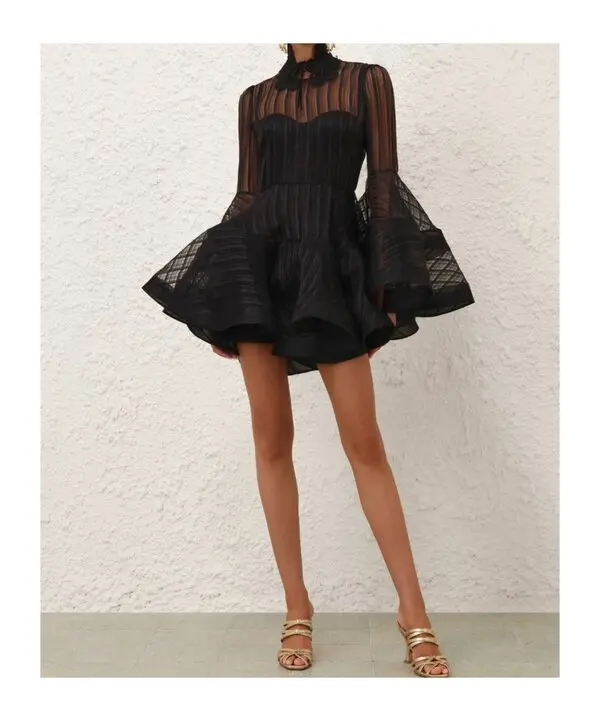 Zimmermann Valiant Lantern Mini Dress