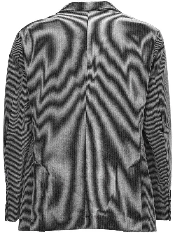 Brunello Cucinelli Classic Pin Stripe Suit Jacket