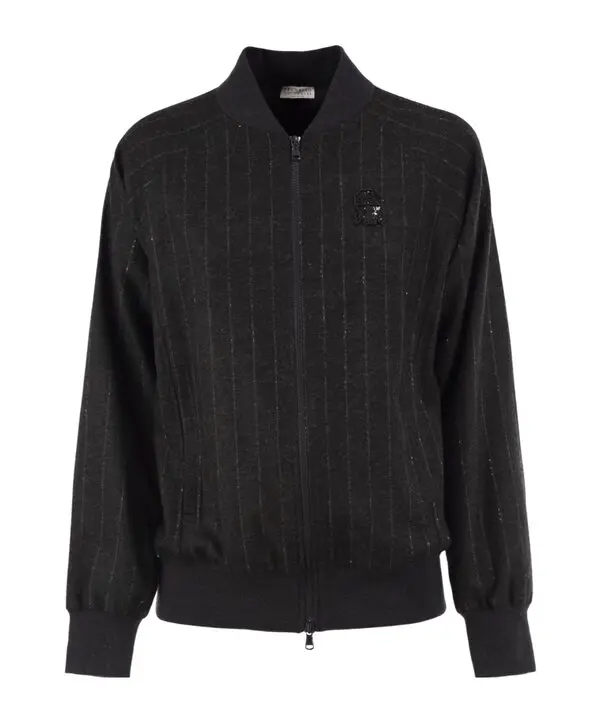 Brunello Cucinelli Zipped Jacket - Black