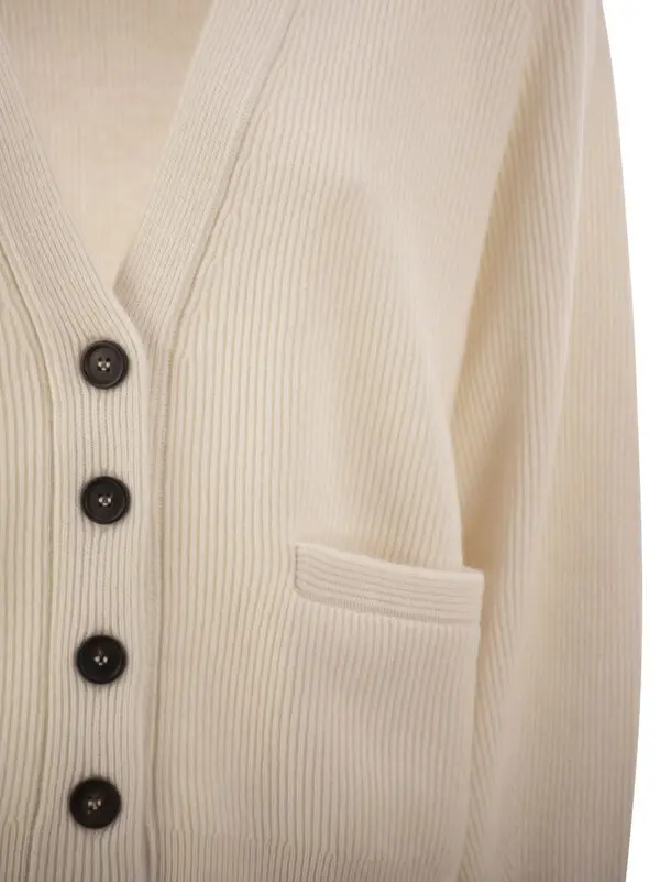 Brunello Cucinelli Ribbed-knit Cashmere Cardigan