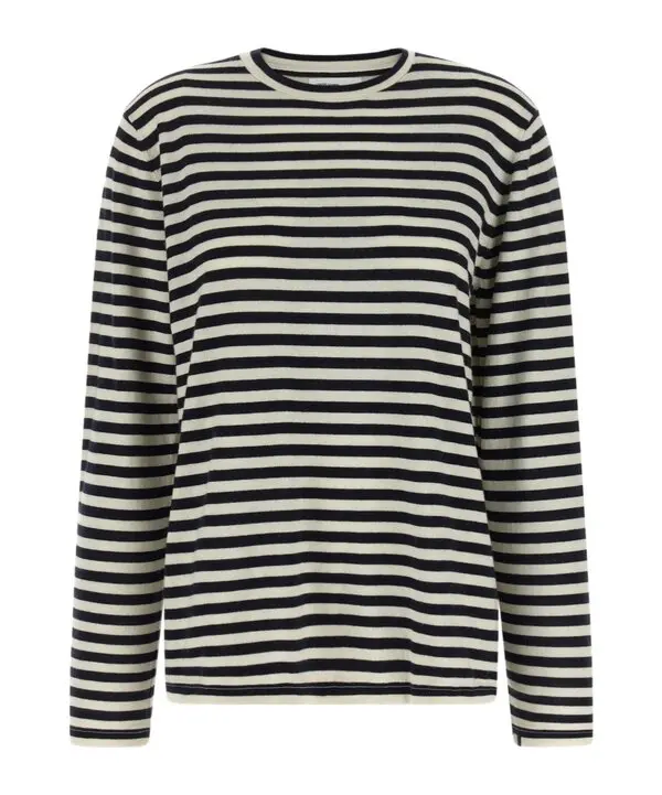 Extreme Cashmere Striped Knit Top