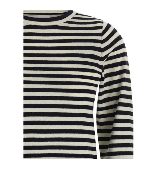 Extreme Cashmere Striped Knit Top