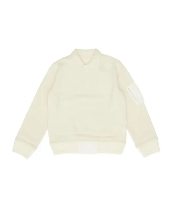 Sacai Wool Knit Polo Shirt - No