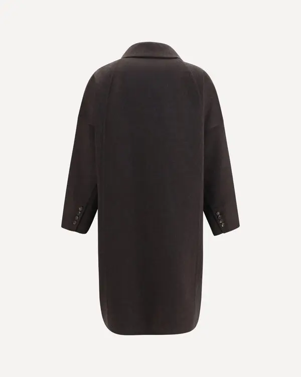 Brunello Cucinelli Collared Long-sleeved Coat