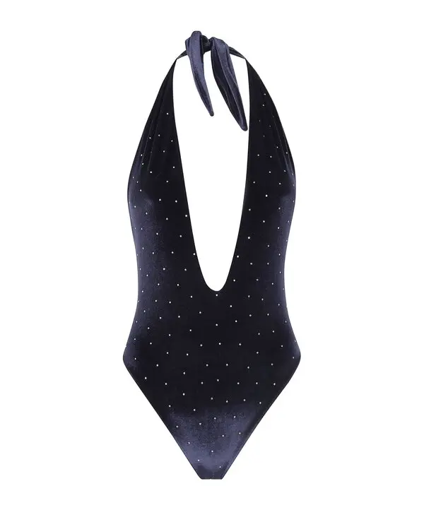 Balmain Sleeveless One-piece Swimsuit