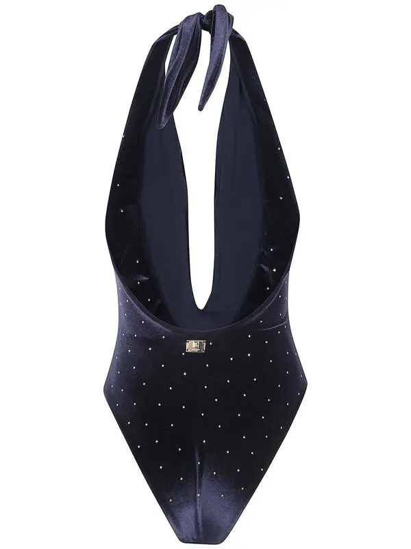 Balmain Sleeveless One-piece Swimsuit