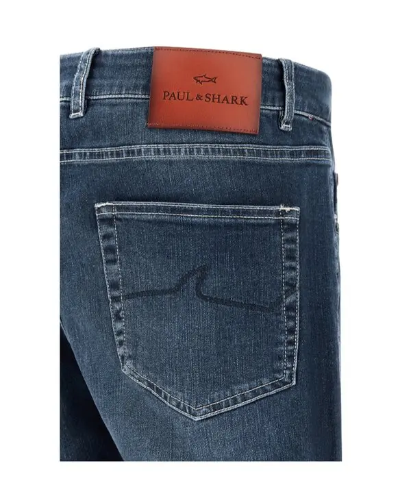 Paul & Shark Rivet Jeans In Giza Cotton