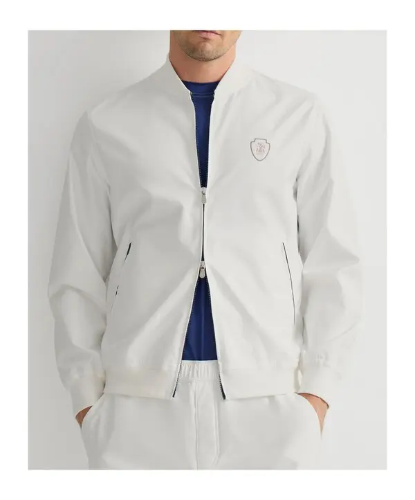 Brunello Cucinelli Logo-patch Zip-up Jacket - No