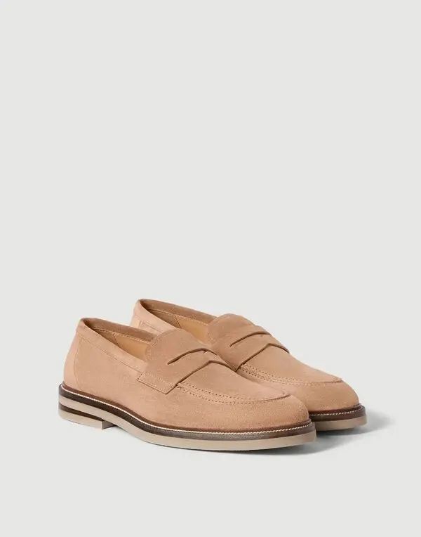 Brunello Cucinelli Penny Slip-on Loafers