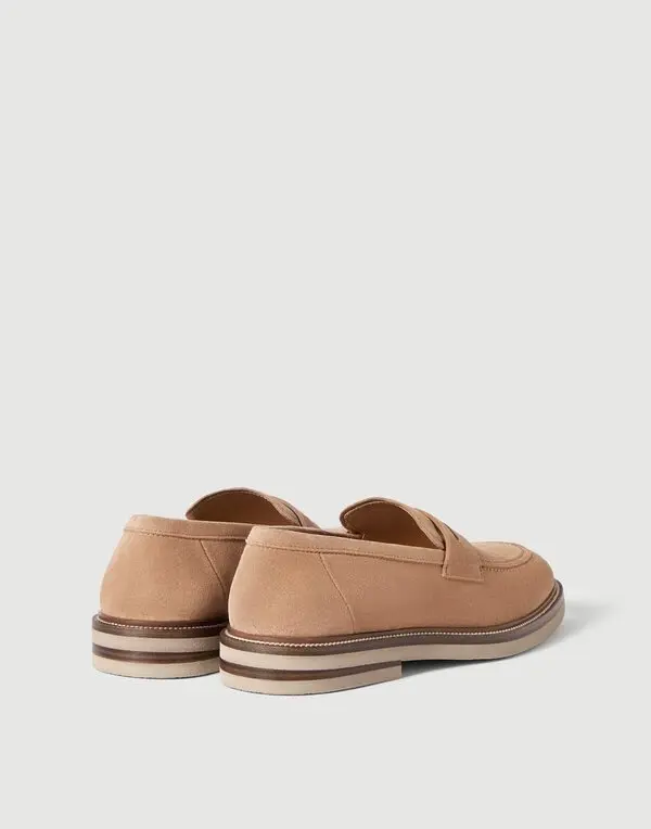 Brunello Cucinelli Penny Slip-on Loafers