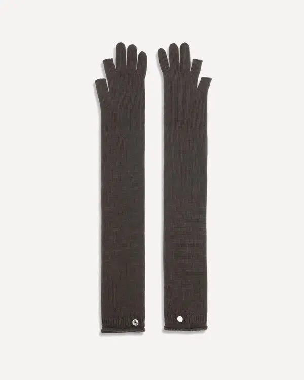 Rick Owens Long Fingerless Gloves
